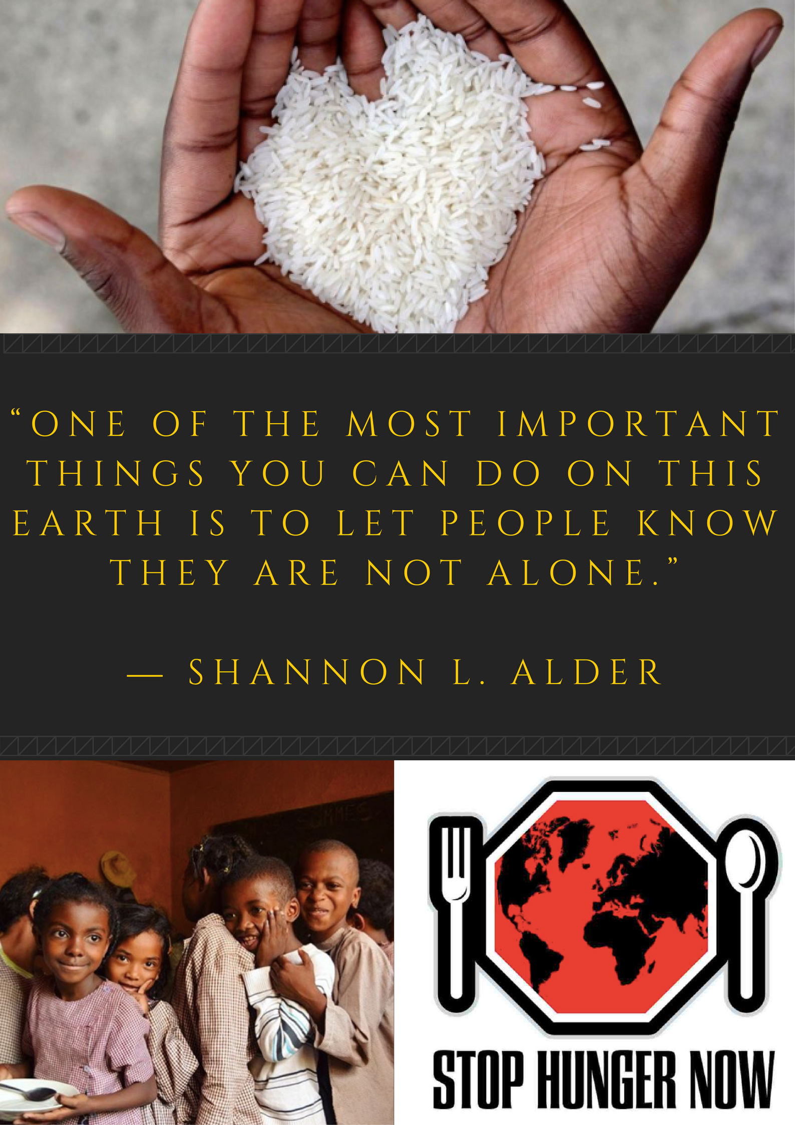 We Need Your Help To Stop Hunger Now