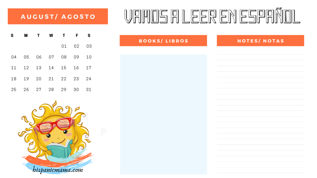 Summer Reading Plan for Bilingual Kids